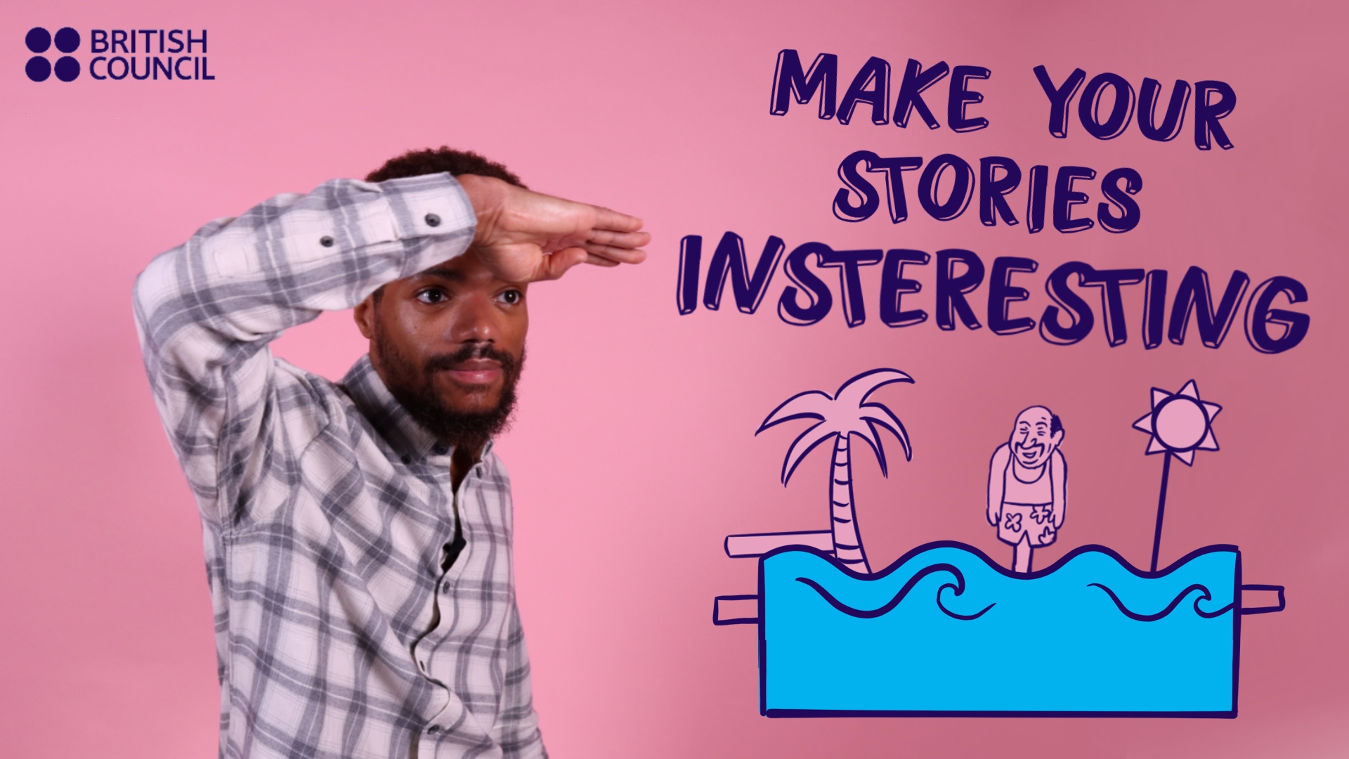 Make stories interesting with the past continuous